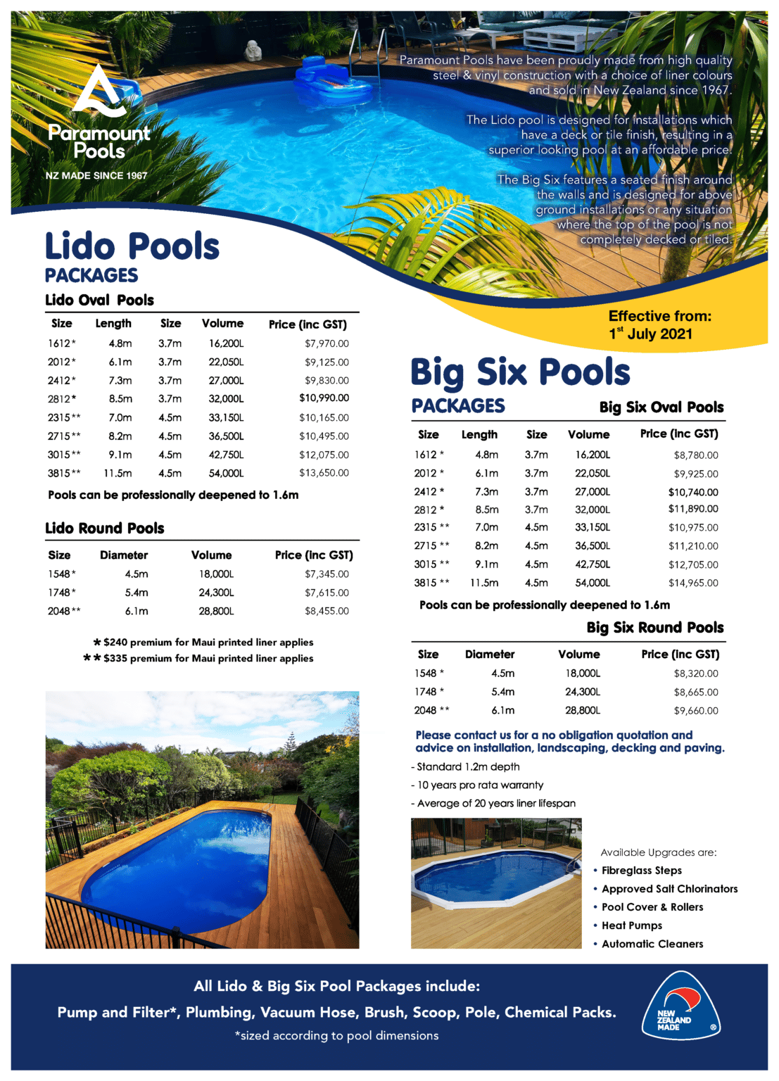Swimming Pools & Paramount Pools - Pool and Pump World | Ashburton