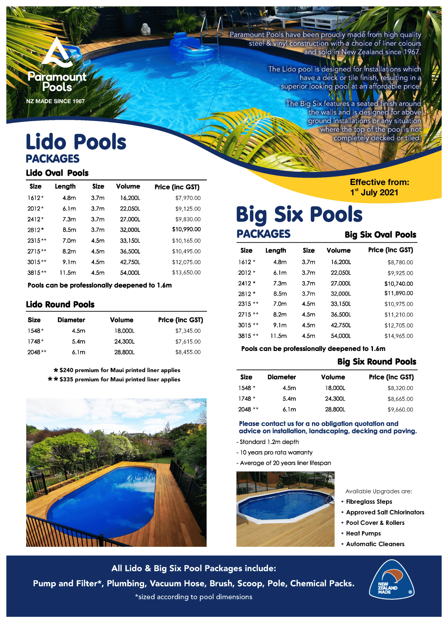 Swimming Pools & Paramount Pools - Pool and Pump World | Ashburton